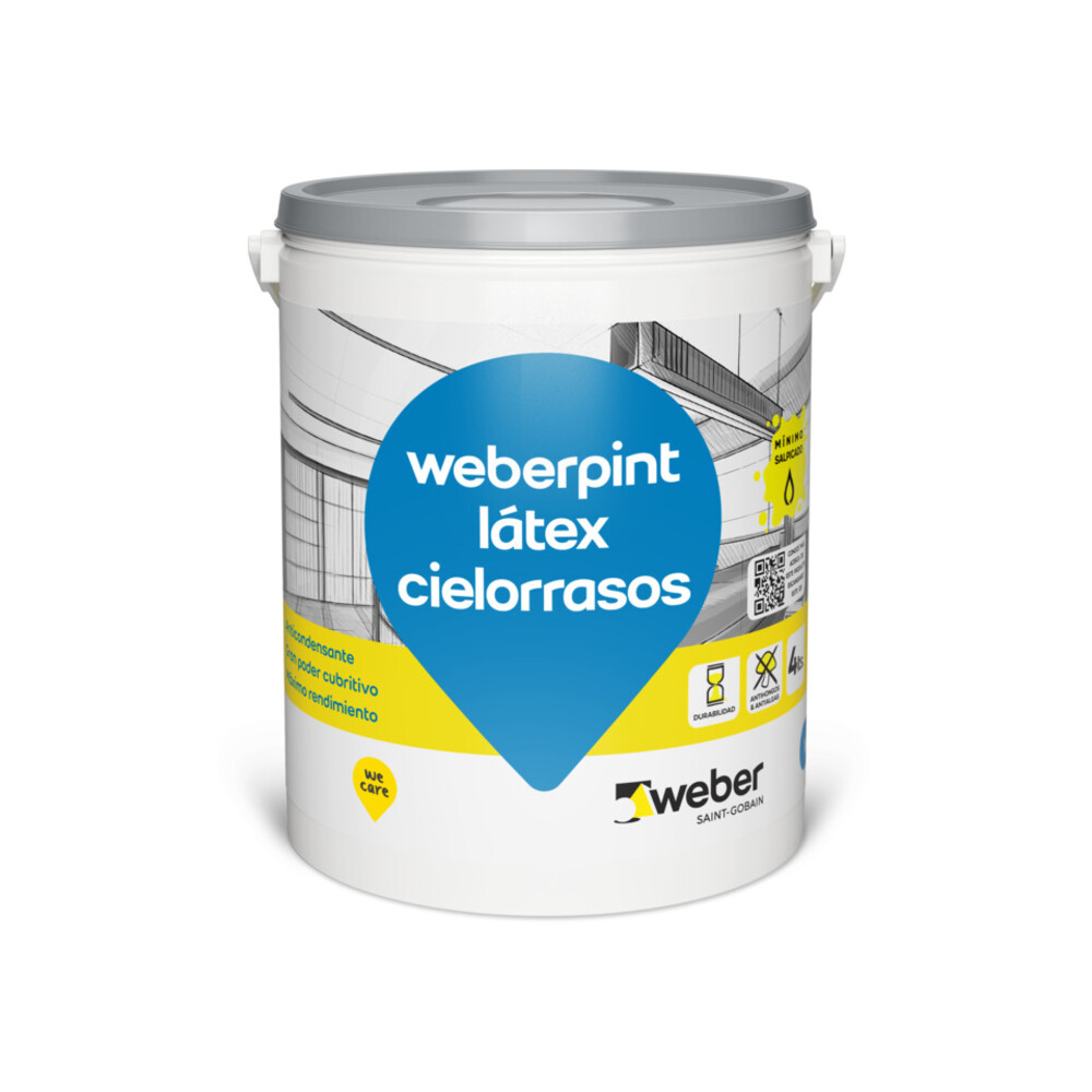 weberpint látex cielorrasos : Pinturas > Pinturas y Preparación de ...