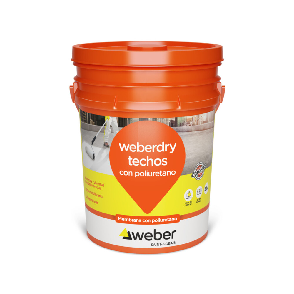 weberdry techos con poliuretano