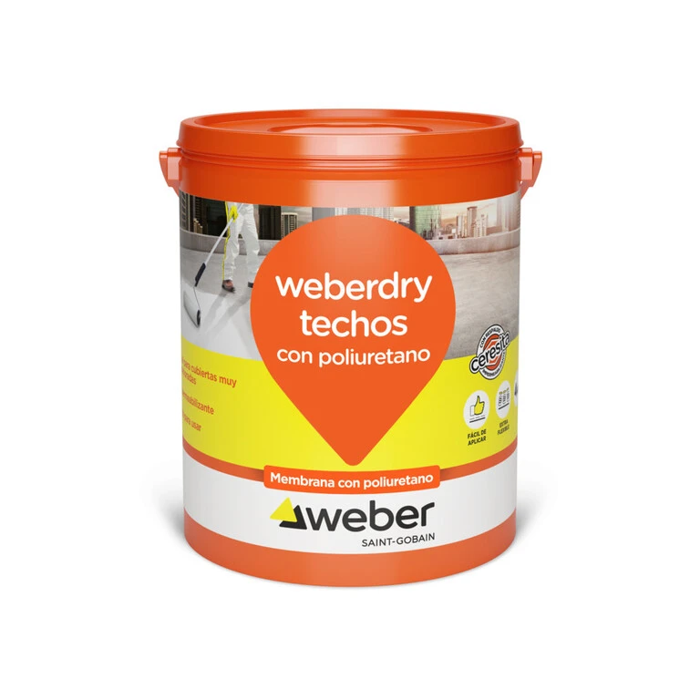 weberdry techos con poliuretano
